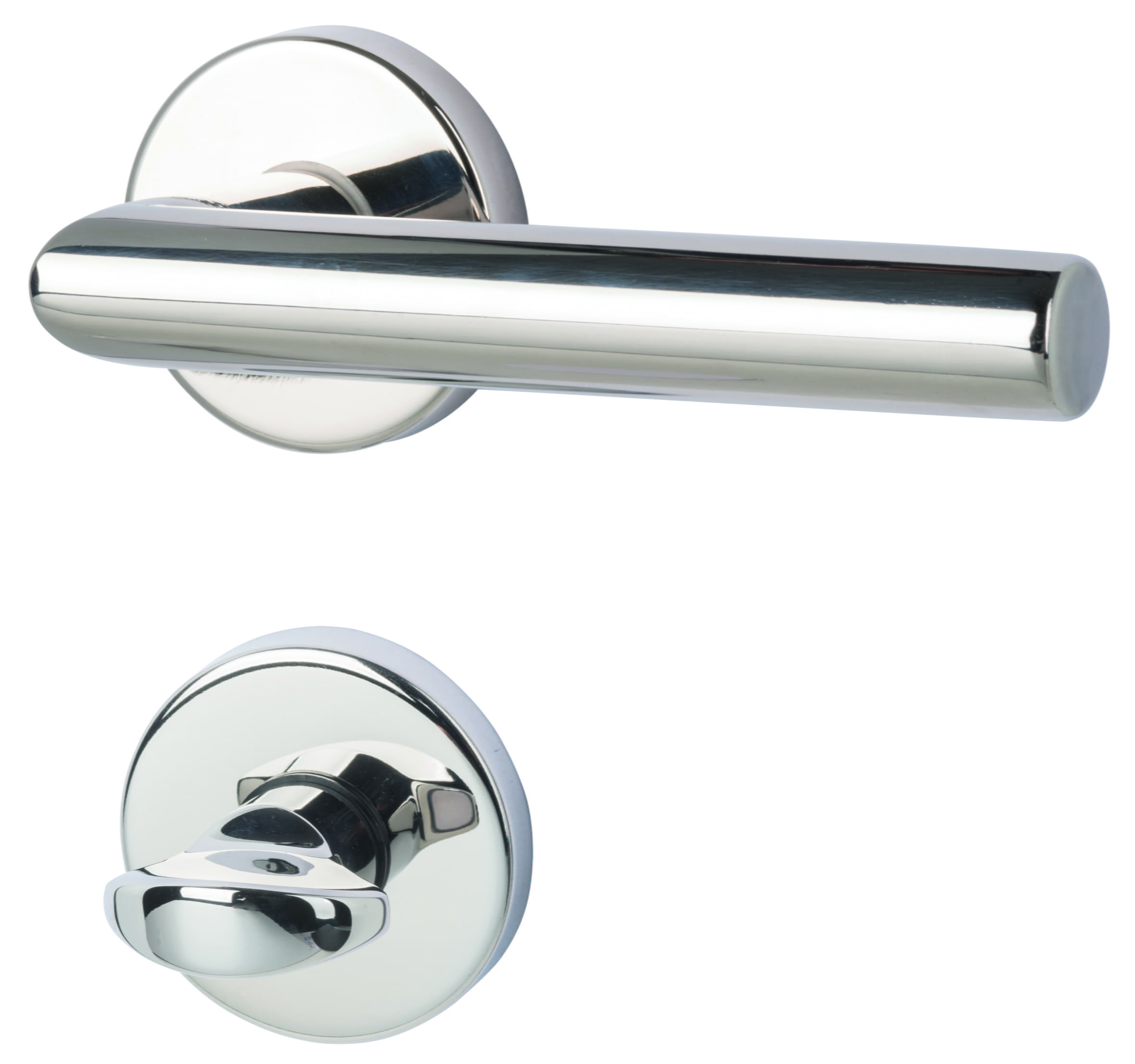 WC-Garnitur Türgriff Ronny II Edelstahl poliert | TopDoors.de